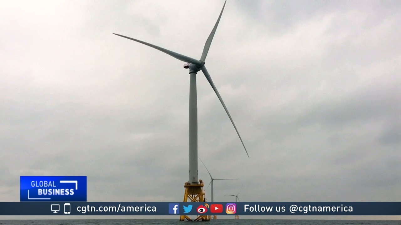 America's first offshore wind farm powering a small community - YouTube
