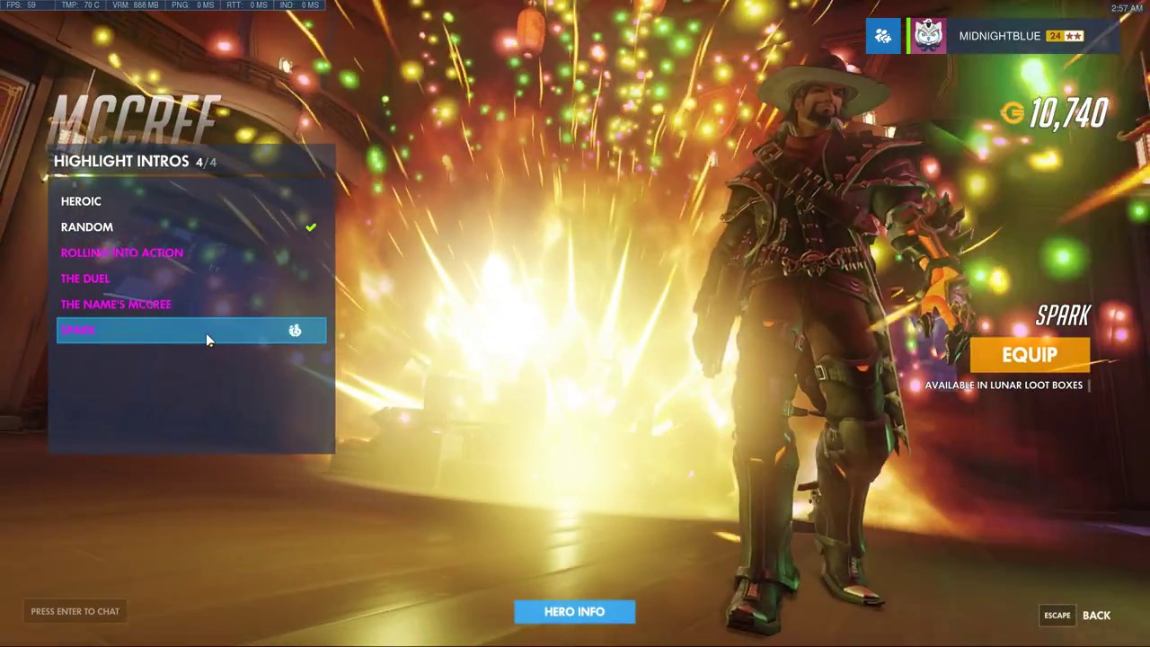 Overwatch 2018 Year of the Dog Event ~ McCree Highlight Intro - YouTube