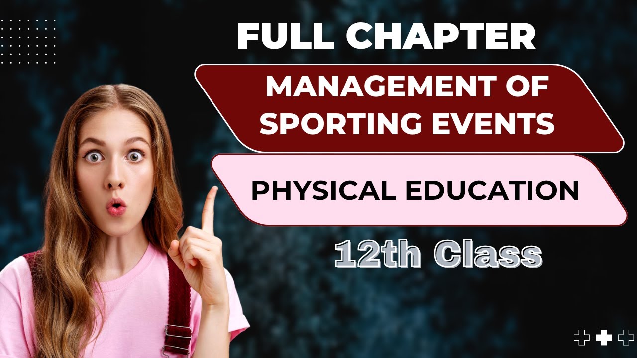 🎯 Management of Sporting Events | Class 12 Physical Education | Funny ...
