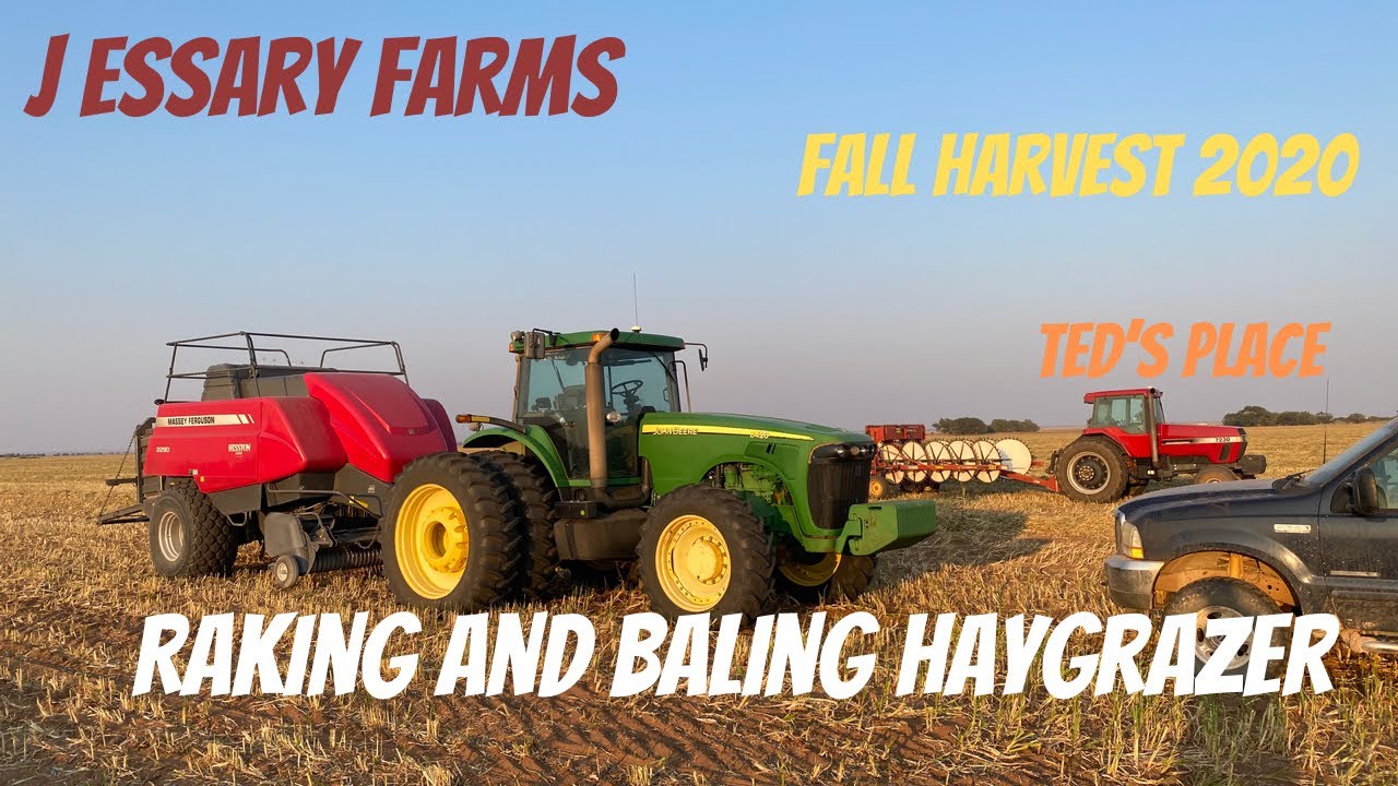 Baling Haygrazer at Parkland Dairy! - YouTube
