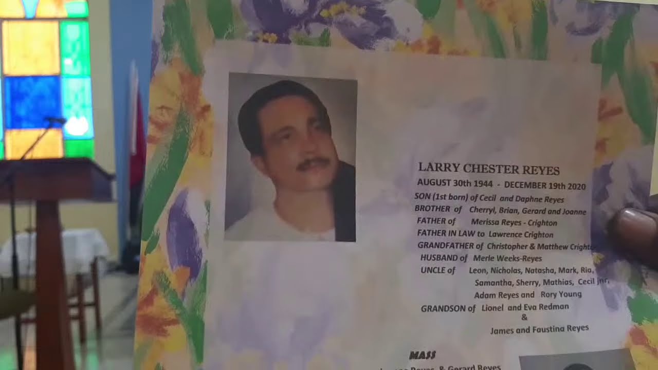 In Loving Memory of... Larry Reyes - YouTube
