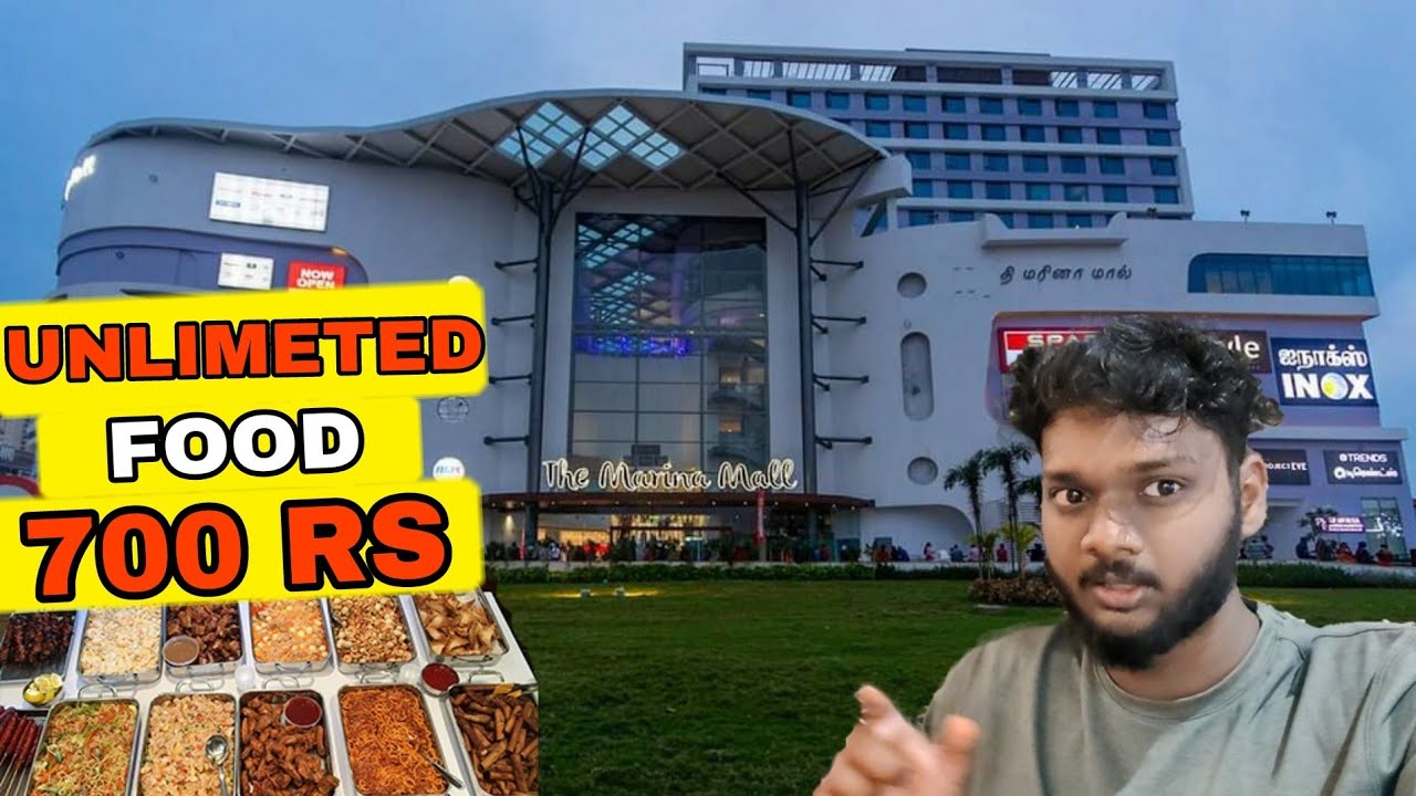 Marina Mall Chennai😎 | Buffet MOTI MAHAL | It's Worthy ? | FUN vlog ...