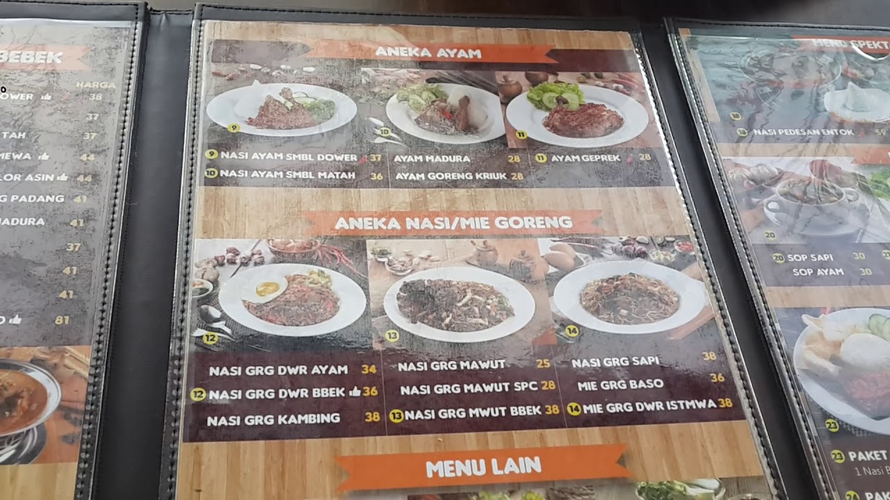 Review dan menu di bebek dower resinda park mall Karawang - YouTube