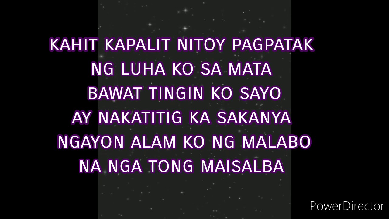 Baka di tayo Lyric video (Kaya ko namang ilaban ka pa lyrics) by Yayoi ...