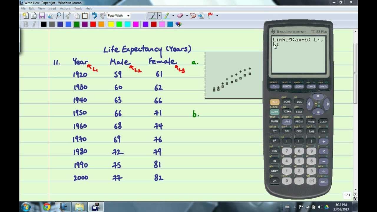 Foundations of Mathematics 12 - 6.3 Graphing Calculator Tutorial - YouTube