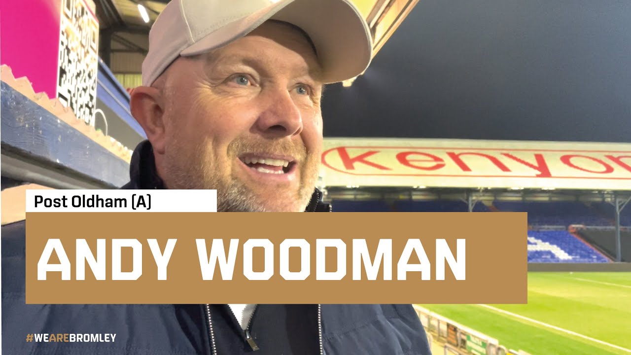 Andy Woodman after Oldham draw - YouTube