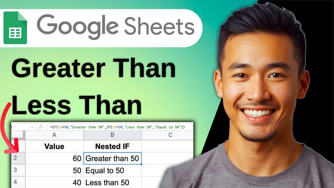 How to Use Greater Than or Less Than in Google Sheets Formulas (2026 ...