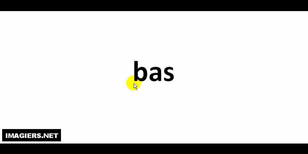 How to pronounce bas - YouTube