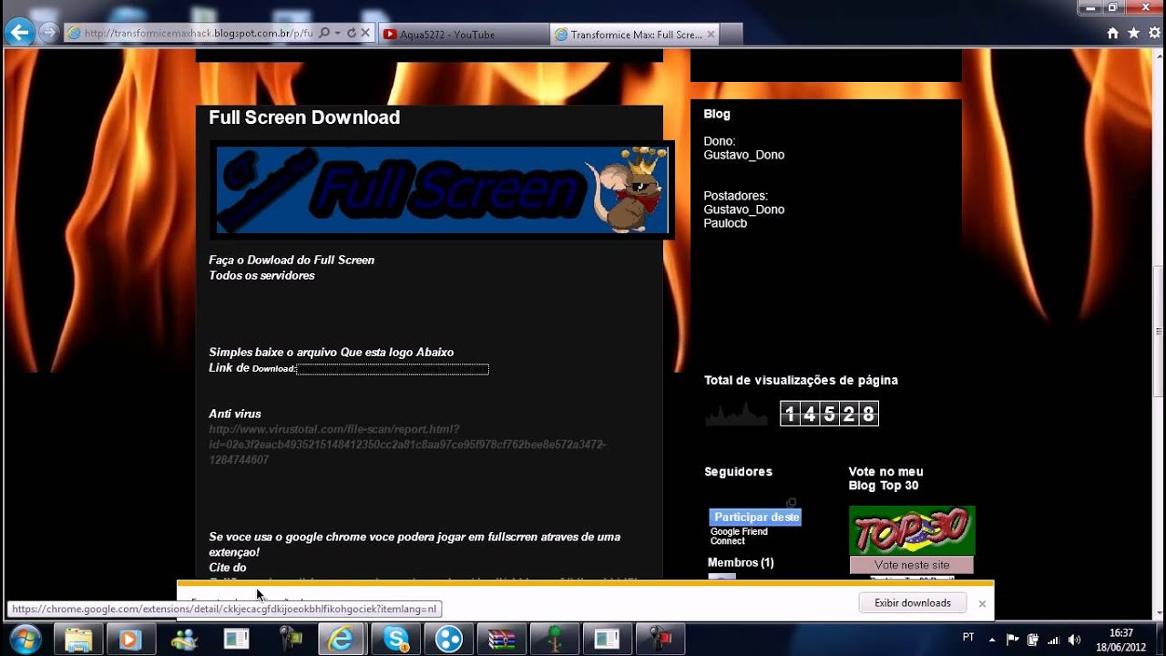 Como baixar o Transformice Full Screen.avi - YouTube