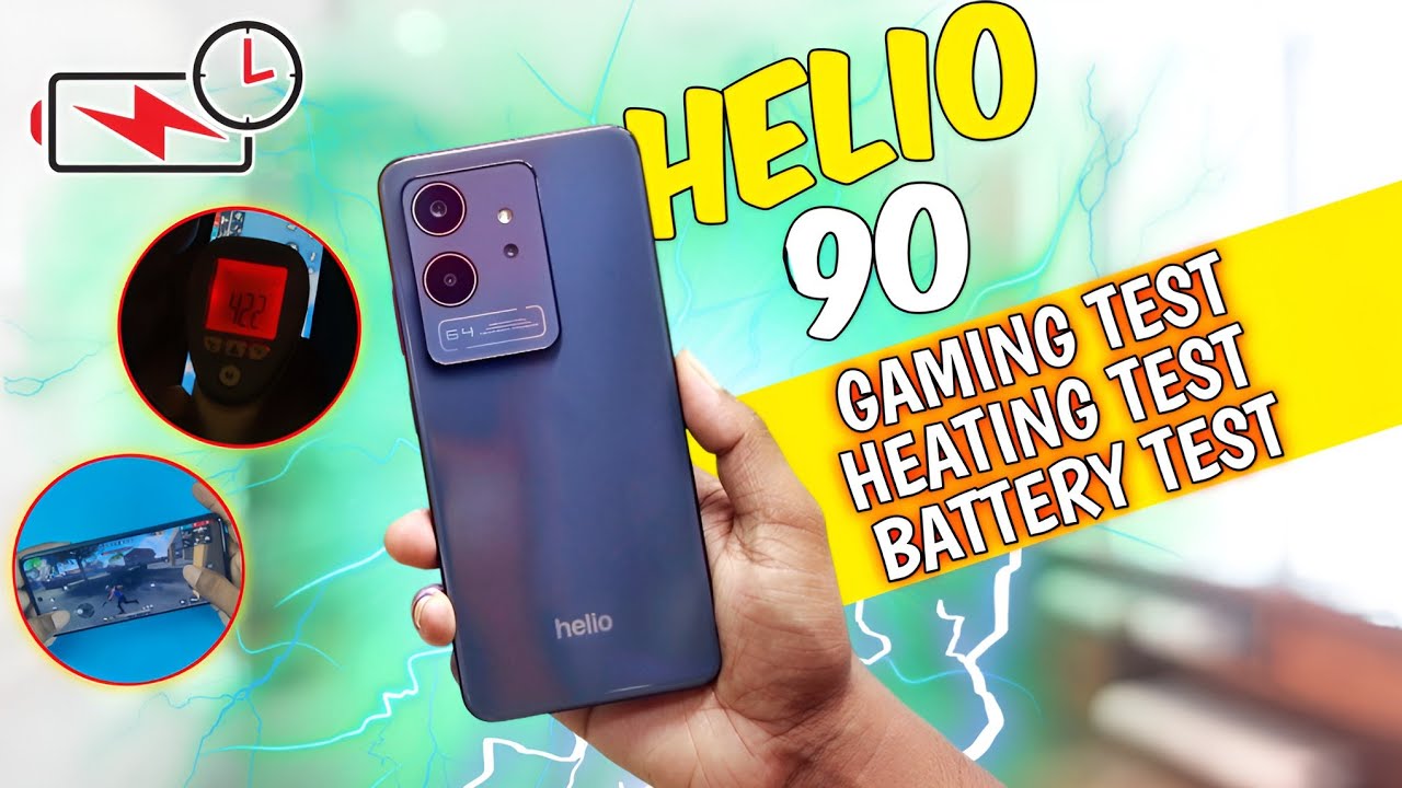 Helio 90 Gaming,Battery and Hitting Test || Gaming Review || Best ...