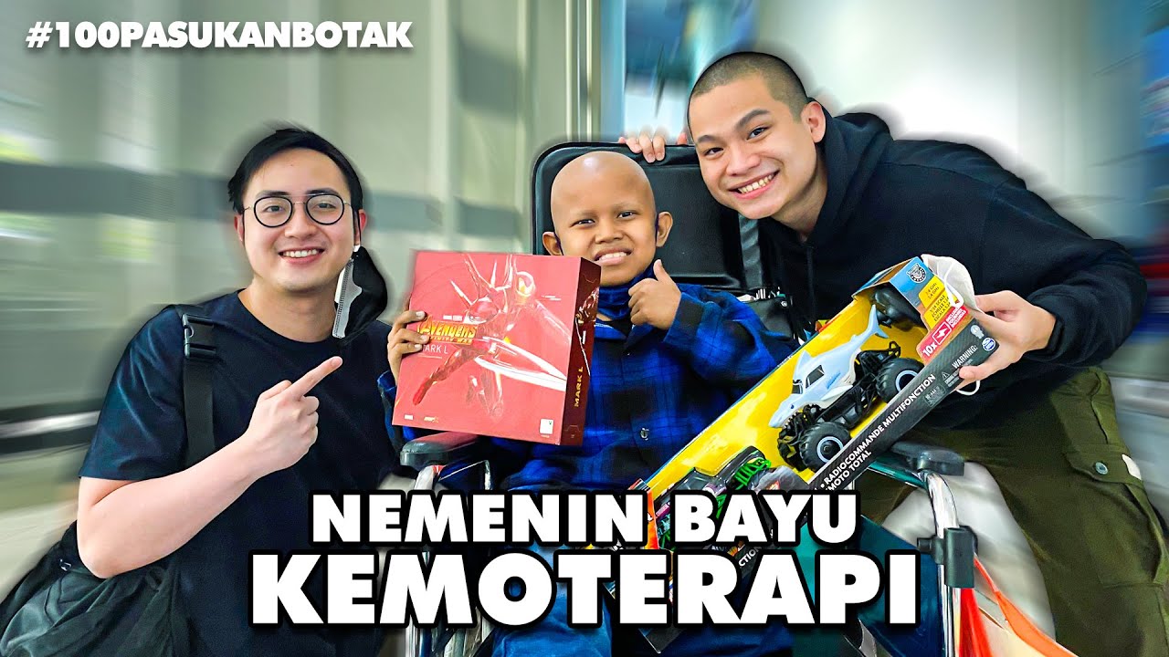 Cellos dan Medy Surprisin Bayu, Teman Pejuang Kanker ! #100PASUKANBOTAK ...