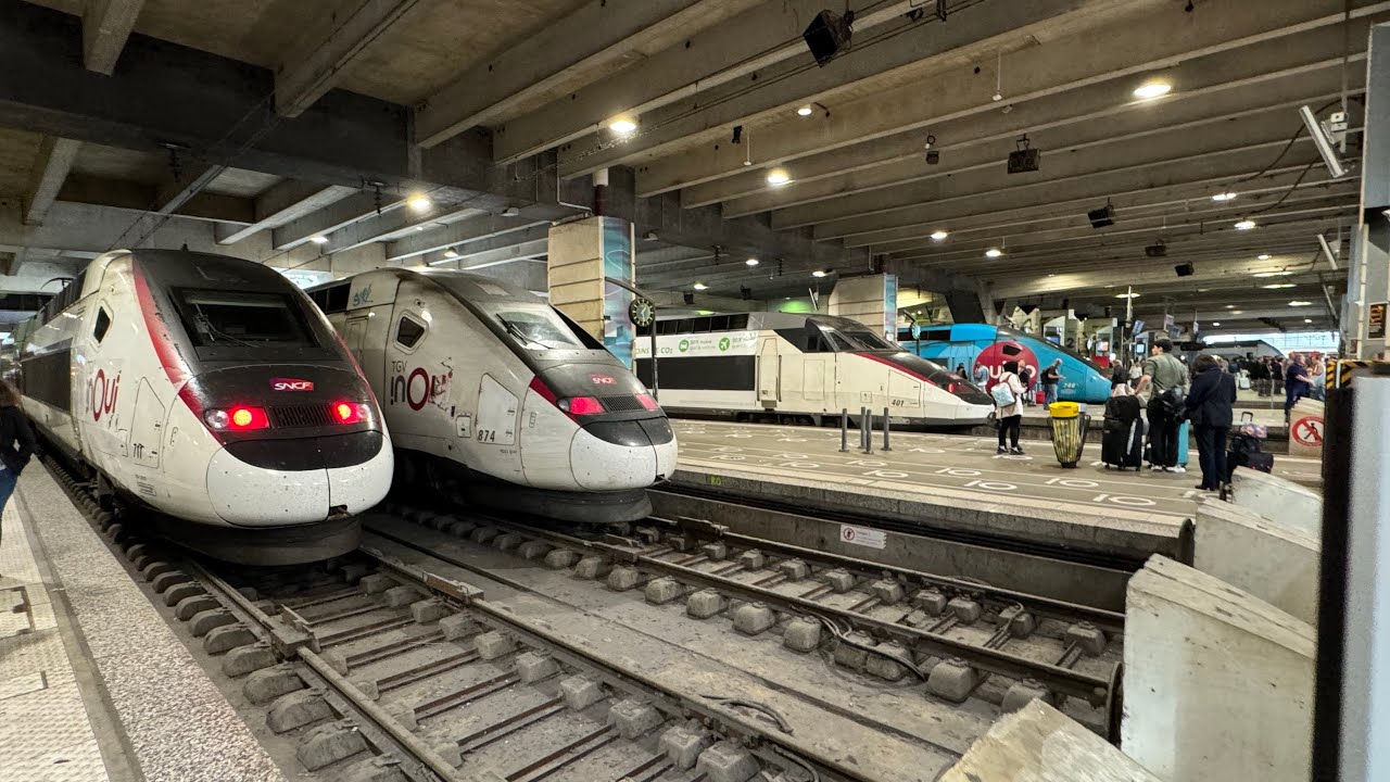 TGV Duplex Dasye Inoui - First Class | Trip From Nantes to Paris ...