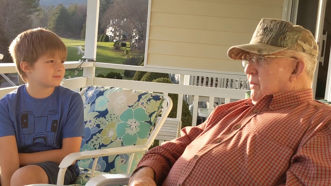Papa telling John Henry about Grandpa Rhyne - YouTube
