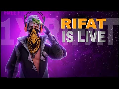 FREE FIRE GAMING LIVE 🔴 BR RANK PUSH💥1X RIFAT GAMING is Live - YouTube