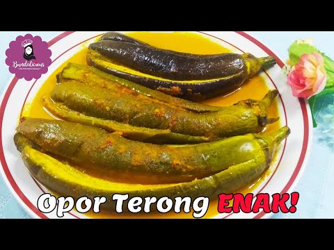 Bukan hanya Ayam, Terong pun bisa dibuat Opor - rasanya bikin ketagihan - bundalicious