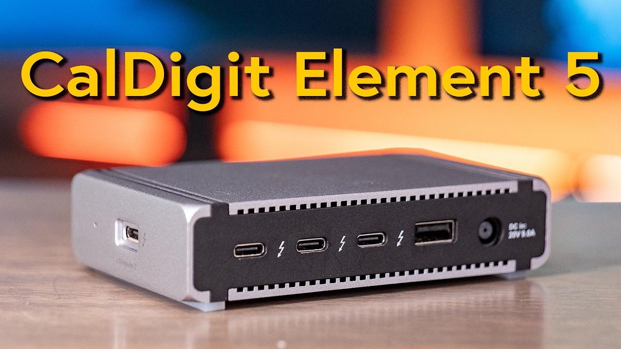 CalDigit Element 5 Thunderbolt 5 Hub Review - More Ports & Power for ...