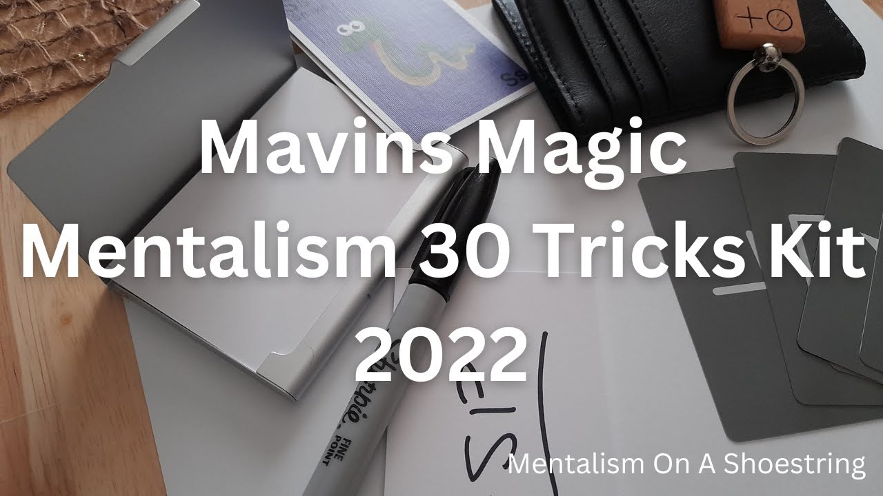 Mavins Magic Mentalism 30 Tricks Kit 2022 - YouTube