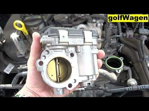 VW Polo throttle body removal P1558 - YouTube