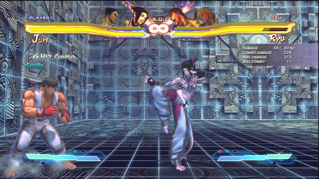 Street Fighter 4 X SFxT Juri : A comparative look at Juri - YouTube