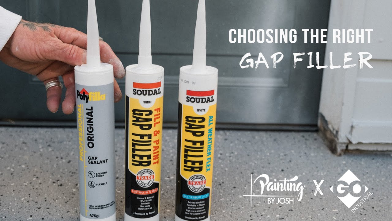 Choosing the right Gap Filler | Painting by Josh x GO - YouTube