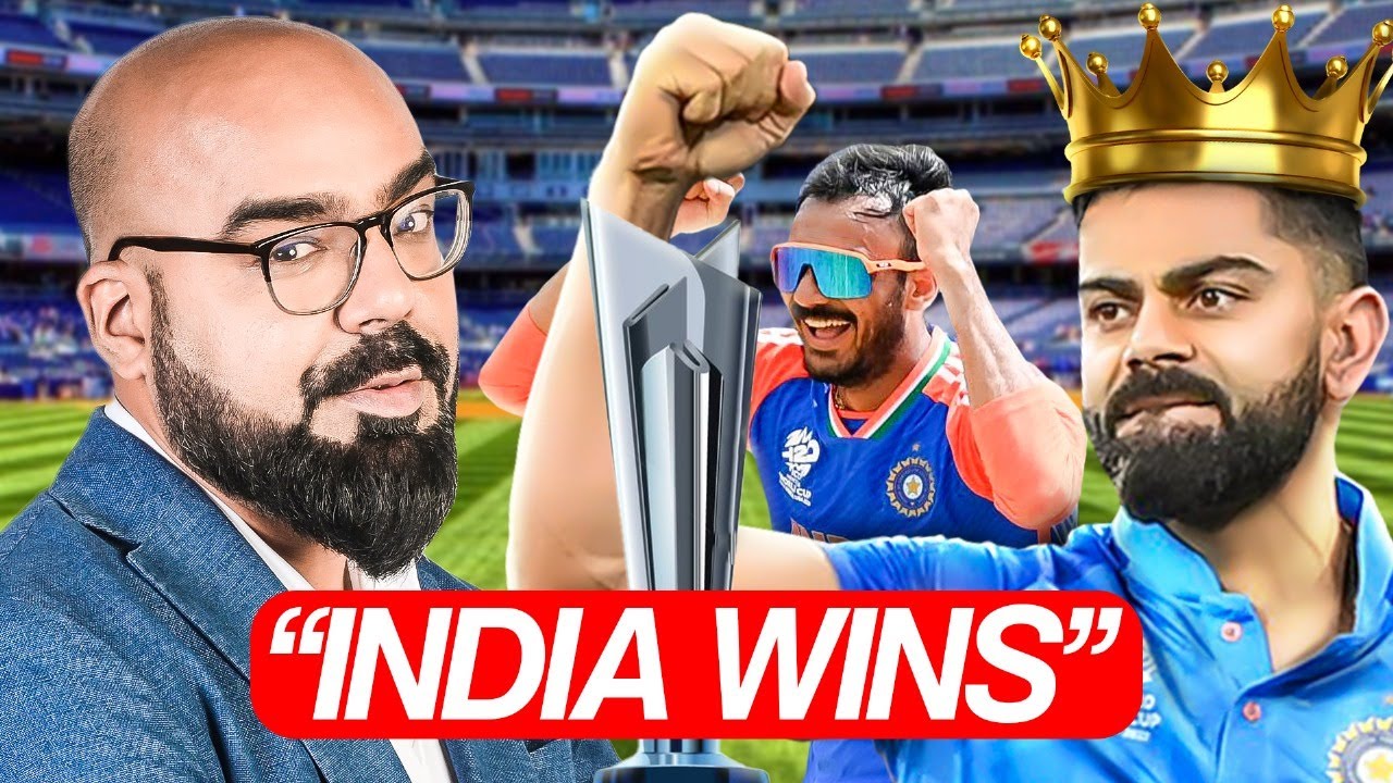 India Wins!!! | ICC T20 World Cup 2024 Final | Junaid Akram - YouTube