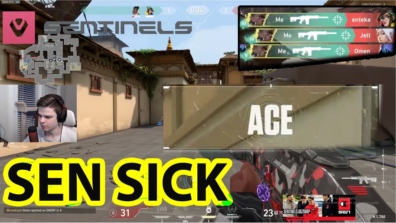 SENTİNELS SICK TEK BAŞINA SİTE'DA ACE ATIYOR - YouTube