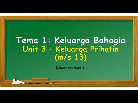 BAHASA MELAYU SJK UNIT 3 'SAYA PRIHATIN'