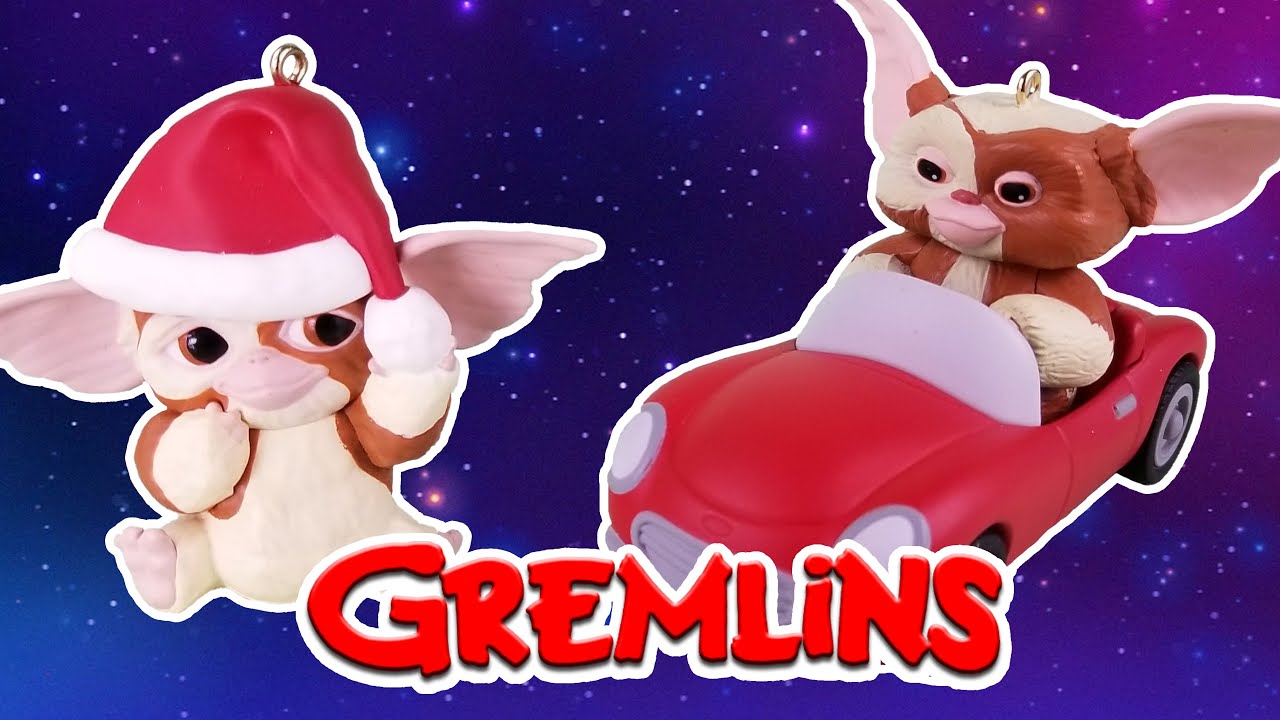 GREMLINS GIZMO HALLMARK KEEPSAKE ORNAMENTS REVIEW - YouTube