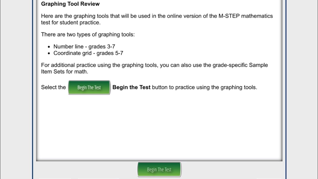 M-STEP Graphing Tools Review for Grades 3-7 - YouTube
