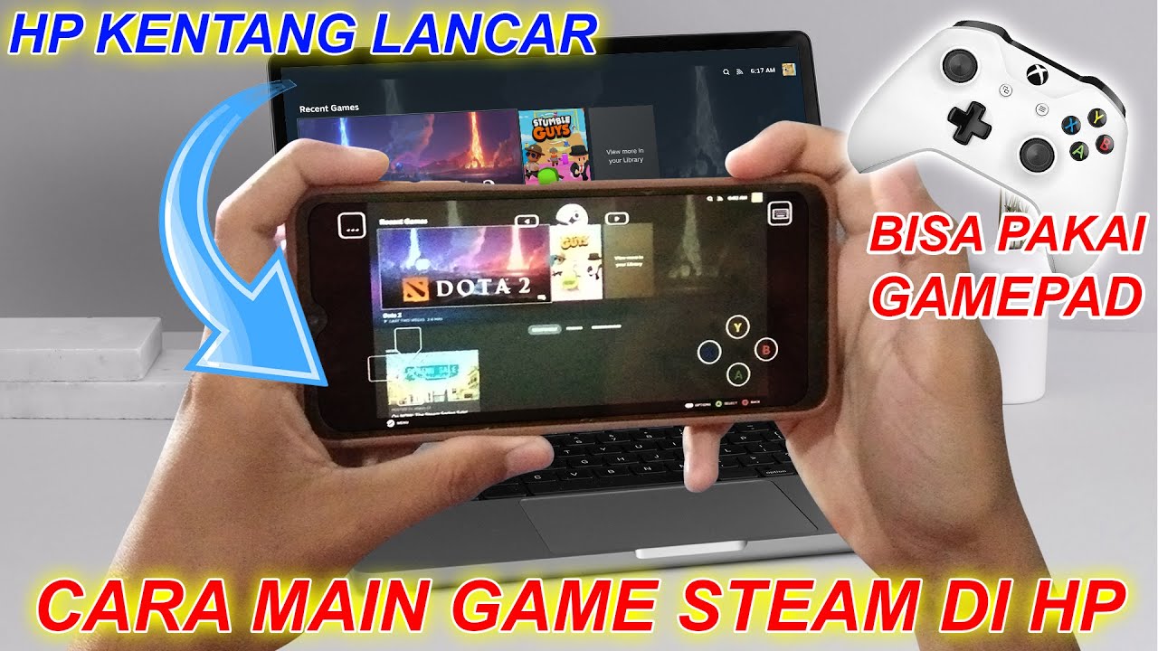 Cara Main Game Steam Di HP | Bisa Pakai Gamepad - YouTube