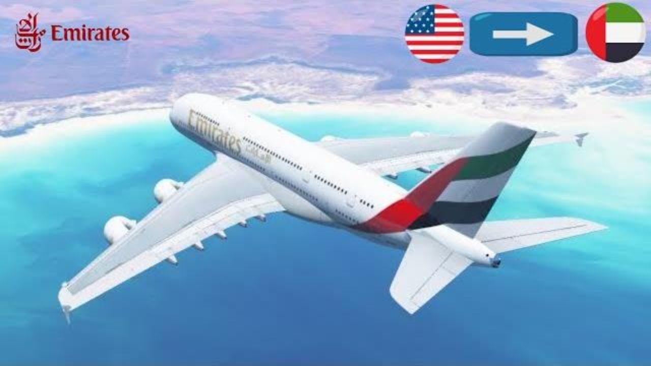 Infinite Flight LIVE, Houston to Dubai, Emirates A380 - YouTube