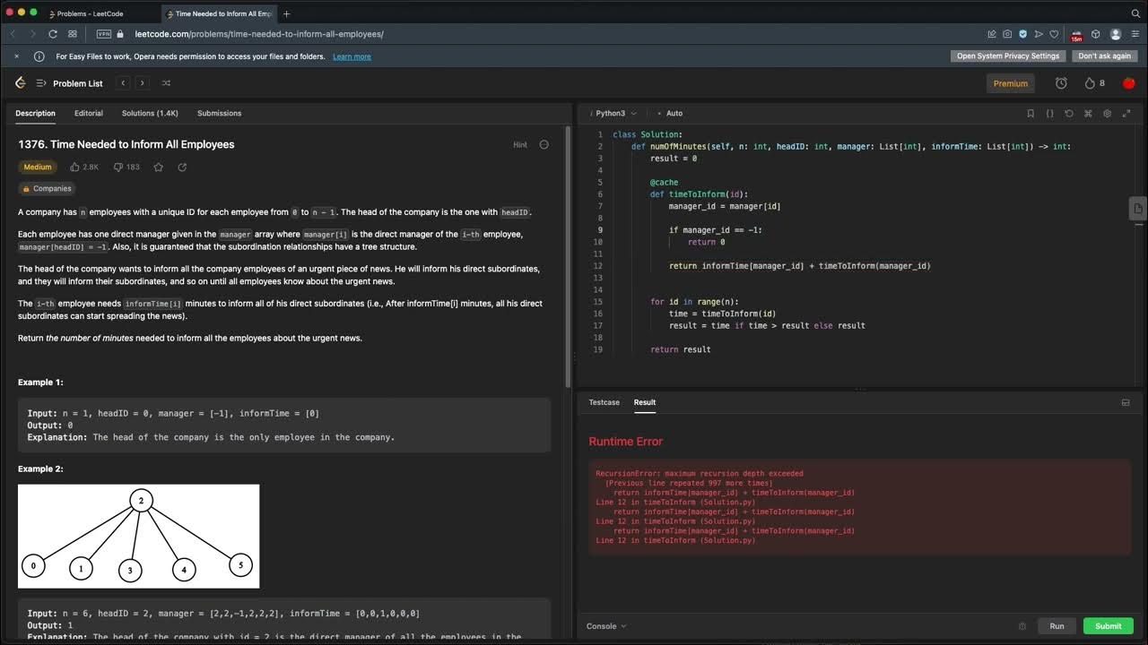 Pomodoro Joe - LeetCode 1376 - med - - YouTube