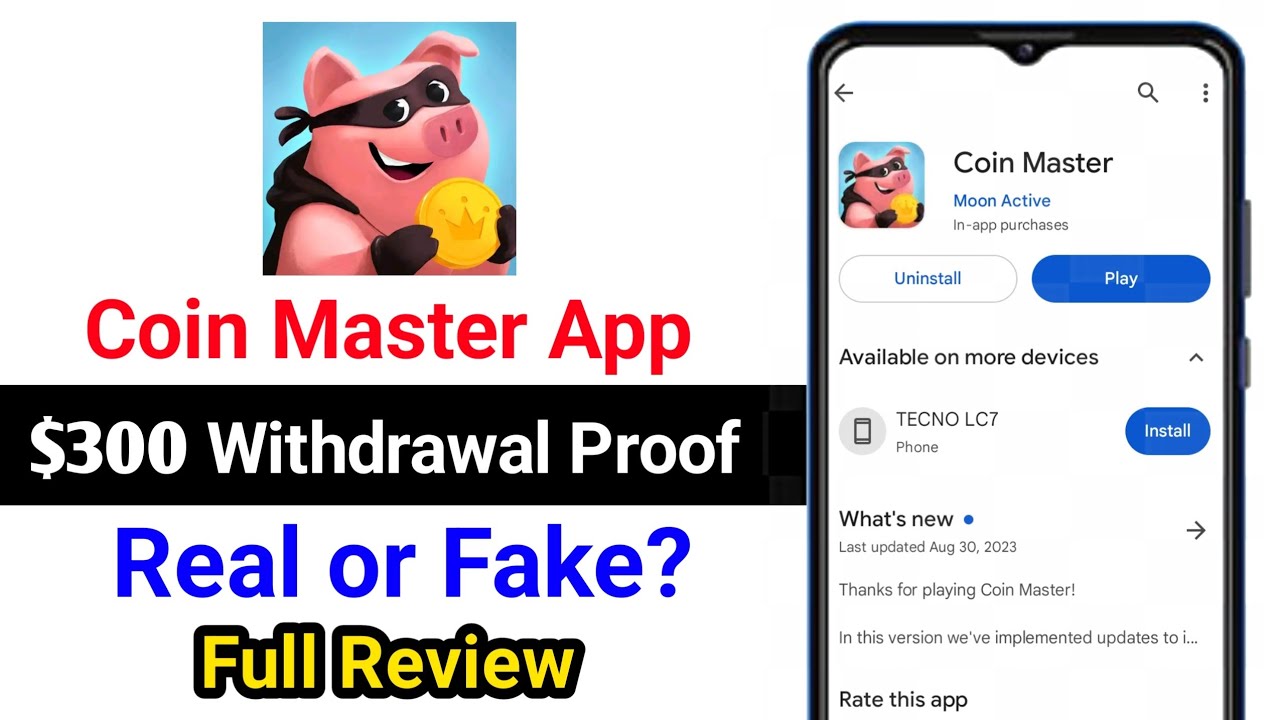 Coin Master App Se Paise Kaise Kamaye | Coin Master App Real or Fake ...