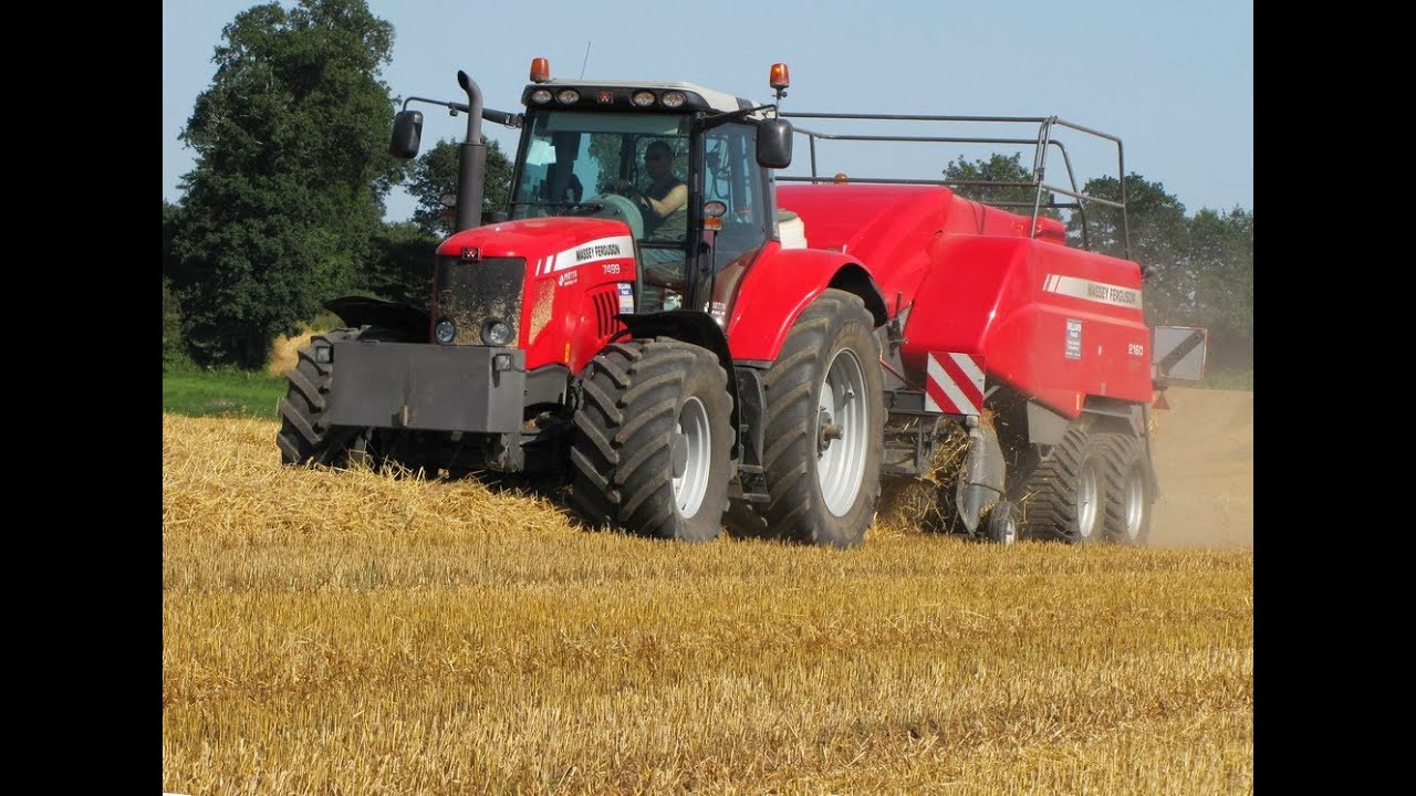 MASSEY FERGUSON 7499 & 2160 Cutter - YouTube