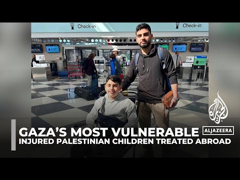 Gaza children recovering from bomb injuries receive medical treatment in South Carolina