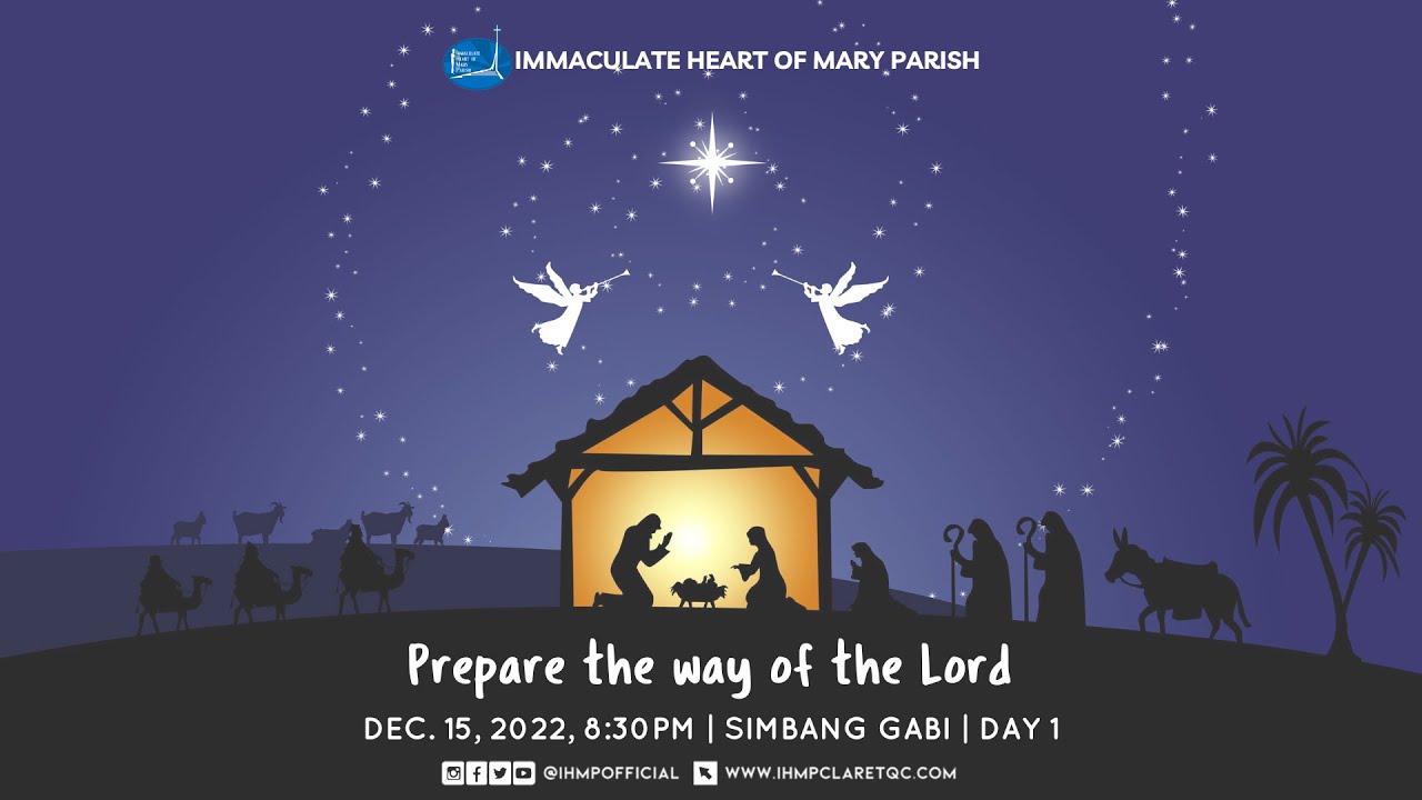 LIVE NOW | Simbang Gabi Day 1 | Thursday of the Third Week in Advent ...