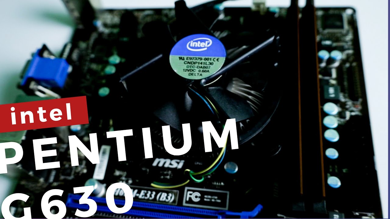 Rakit pc intel pentium G630 - YouTube