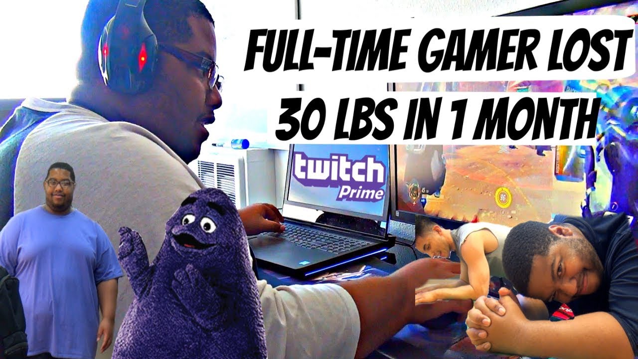 LOSE WEIGHT IN 1 MONTH | as a Full Time Gamer Vlog 2 - YouTube