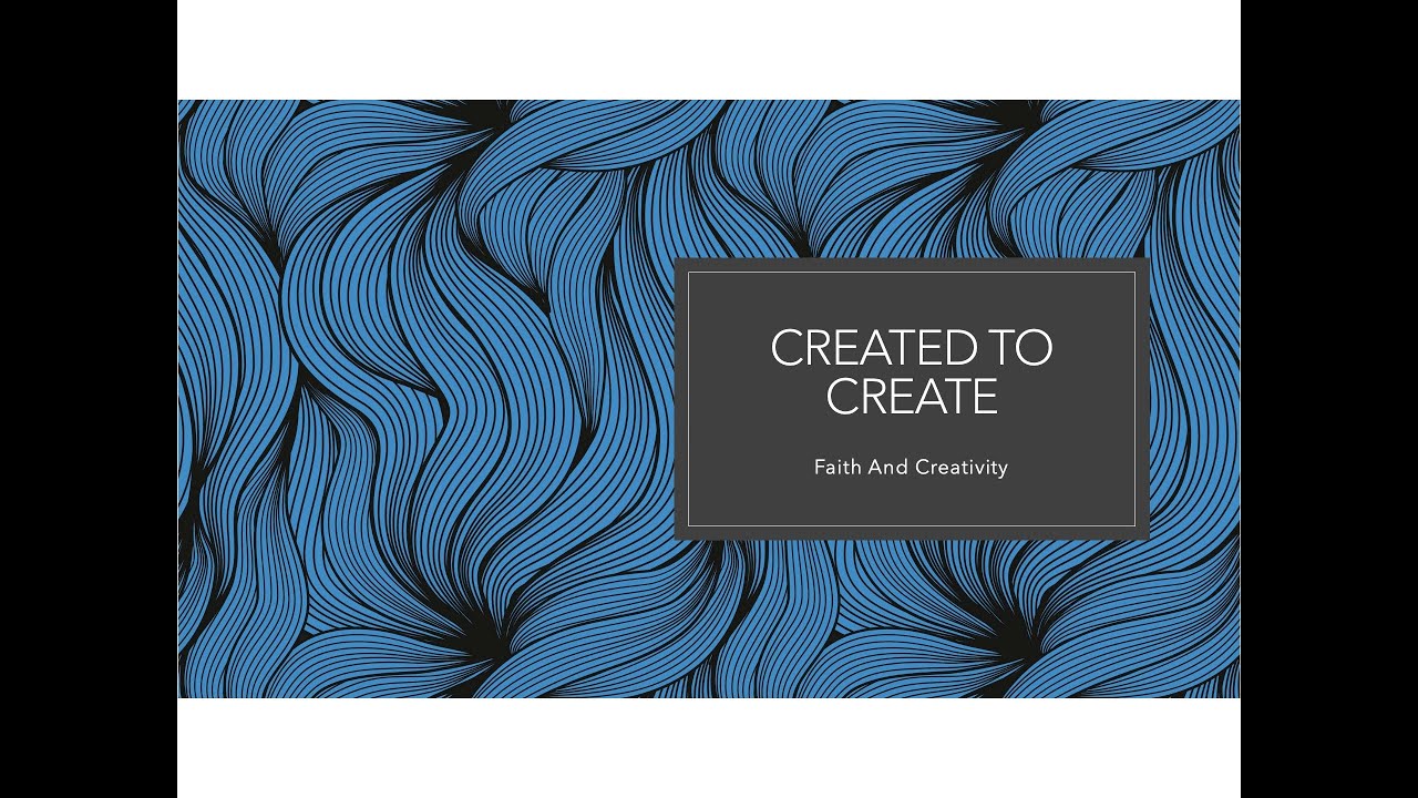 16 November, 2025 | Created to Create | David Gillett - YouTube