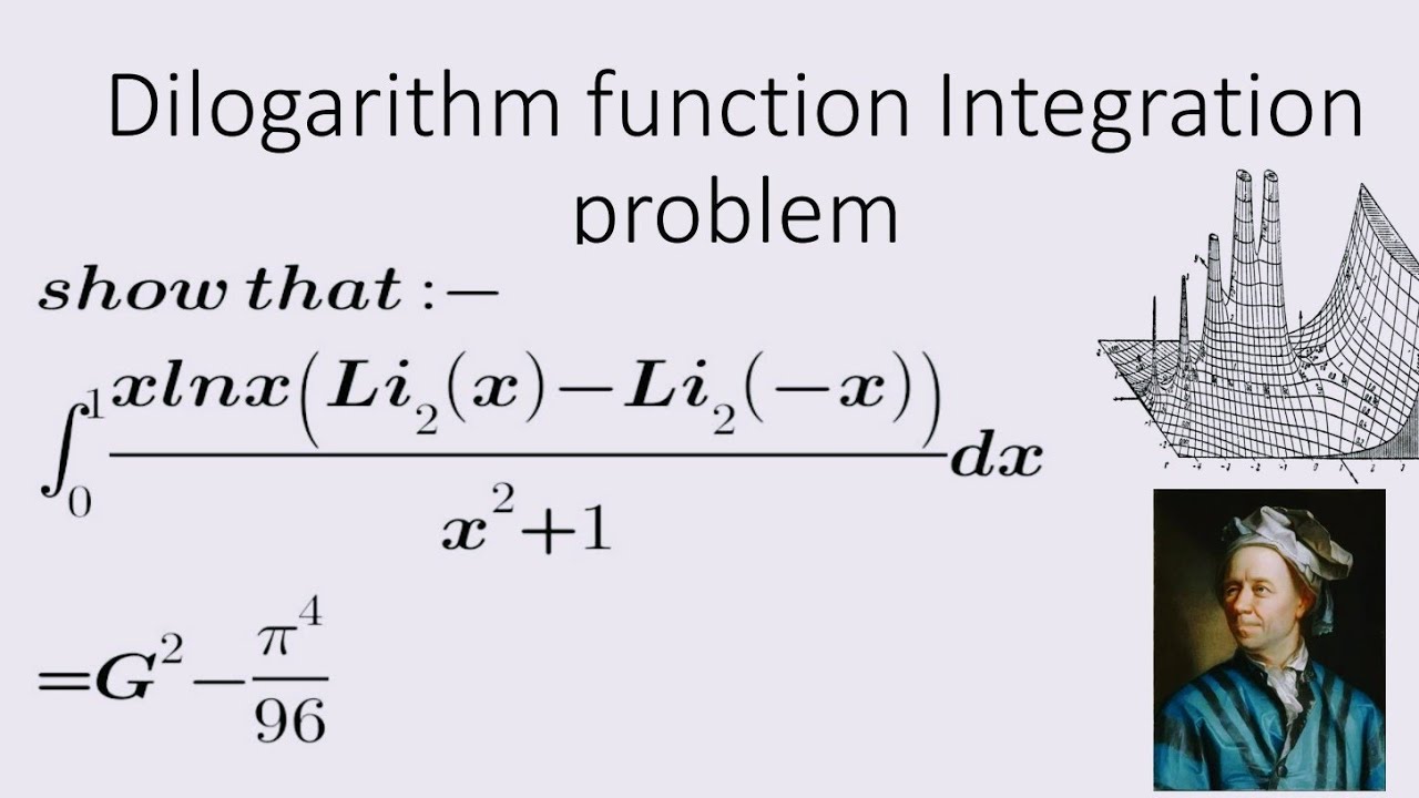 Dilogarithm function Integration - YouTube