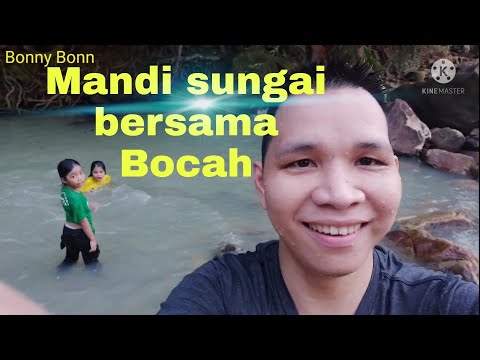 Mandi di sungai perupuk bersama bocil🤣🤣 #BonnyBonn
