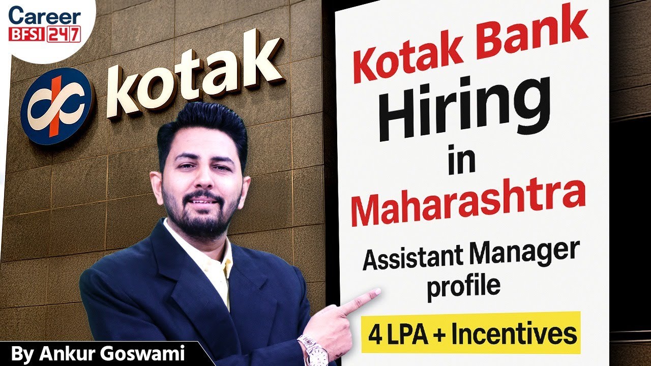 Kotak Bank Jobs in Maharashtra: Assistant Manager Profile (4 LPA ...