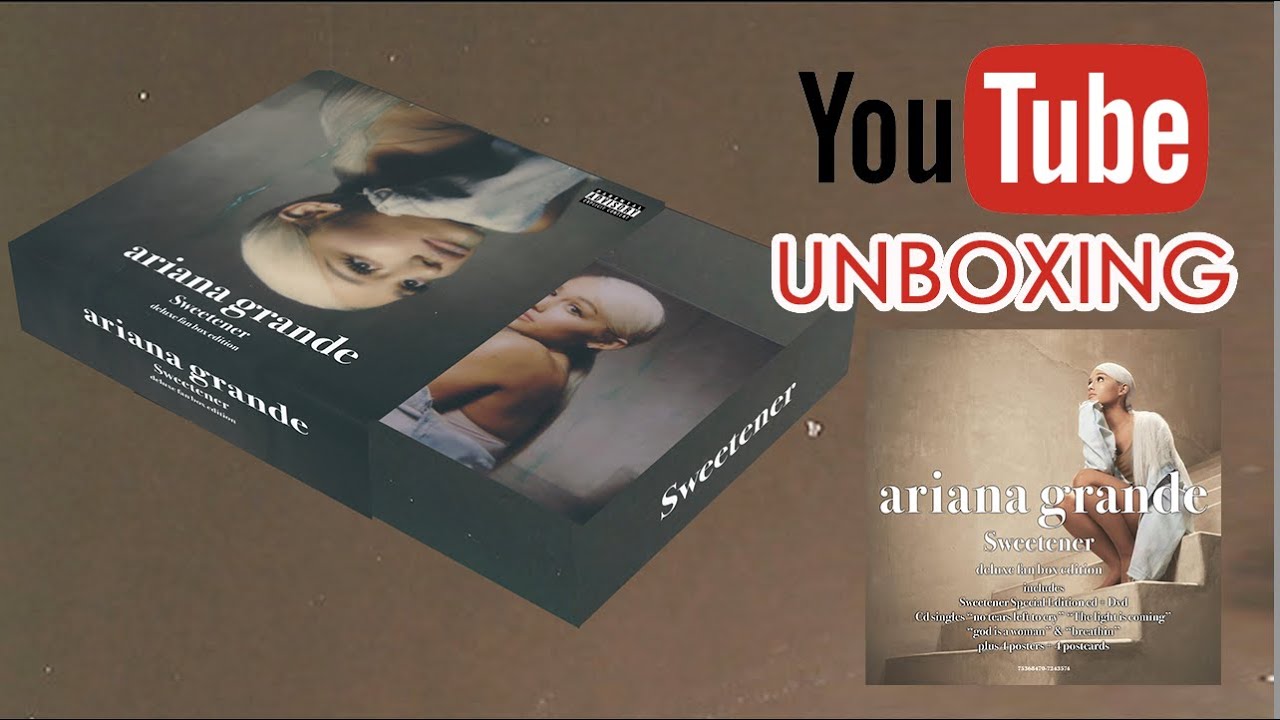 Ariana Grande "Sweetener" Deluxe Fan Box Unboxing - YouTube
