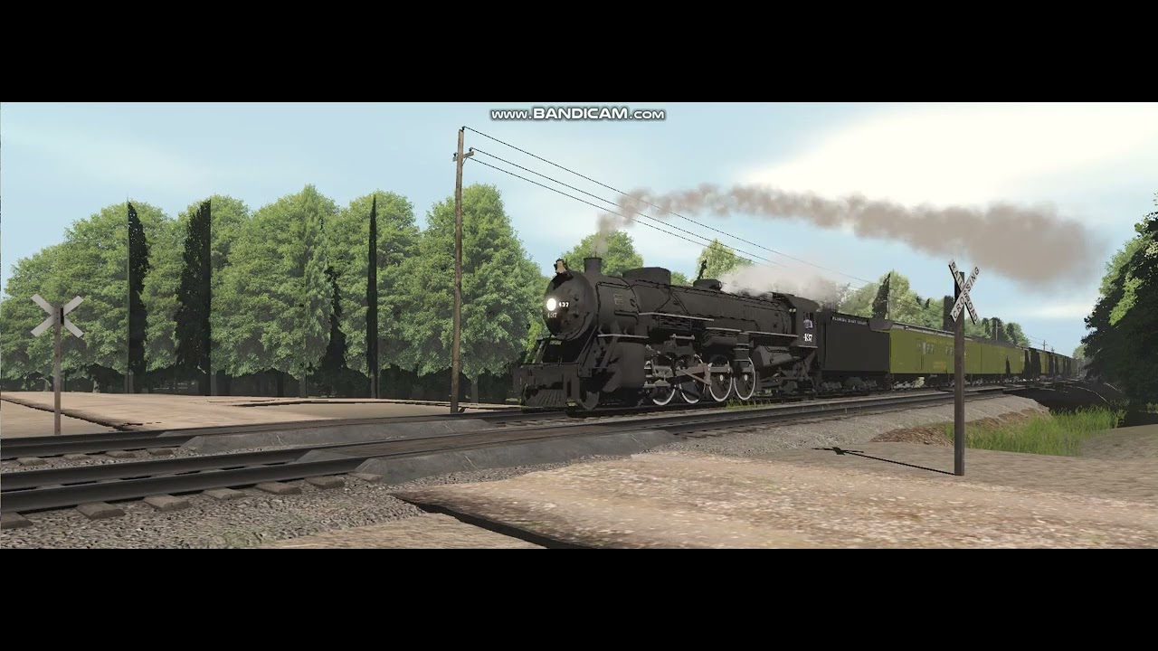 Florida East Coast 4-8-2 Steam Passenger Runby - YouTube