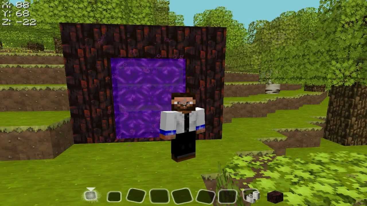 Minecraft Tutorial #1-How to Connect Nether Portals! - YouTube
