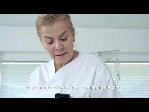 Ascom Myco 4: Touch-Free Interaction - YouTube