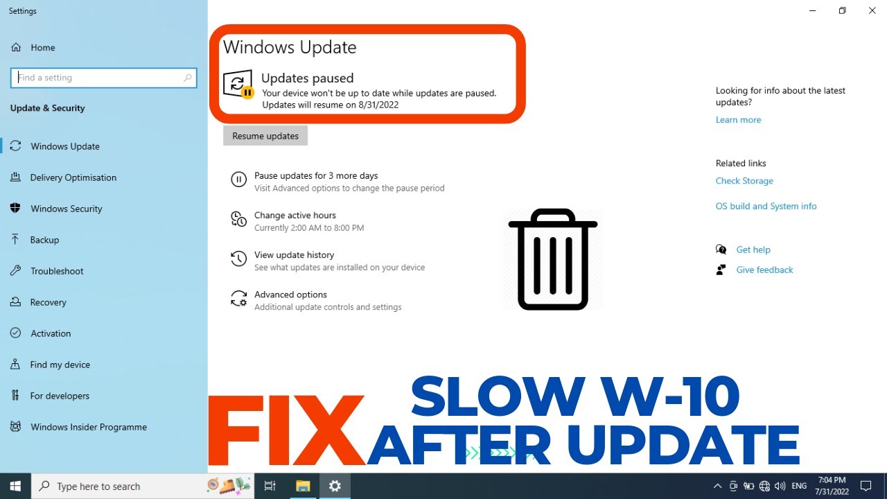 How to Fix Slow Down Windows 10 Laptop Speed After Update - Speed Up ...