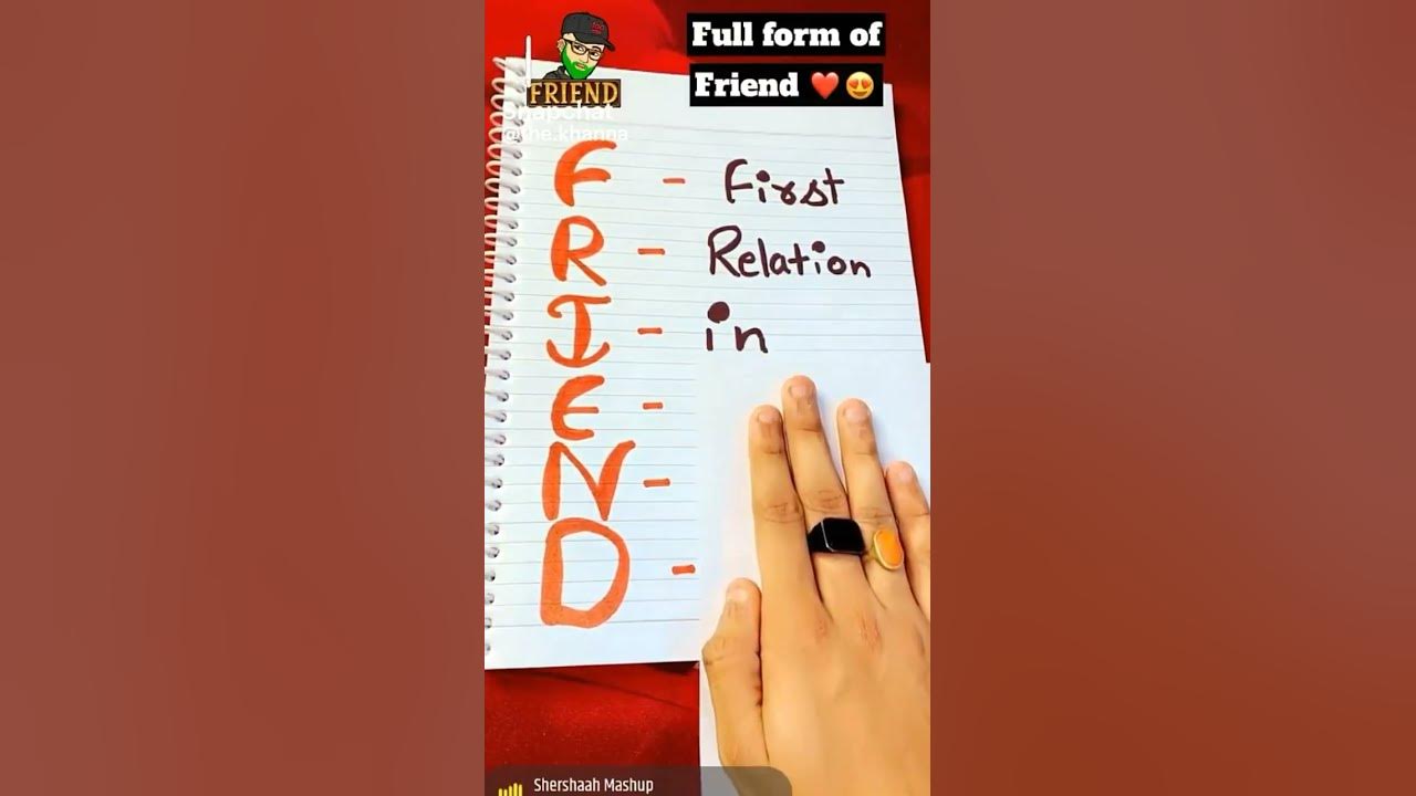 Full Form Of Friend YouTube full-form-of-friend-youtube