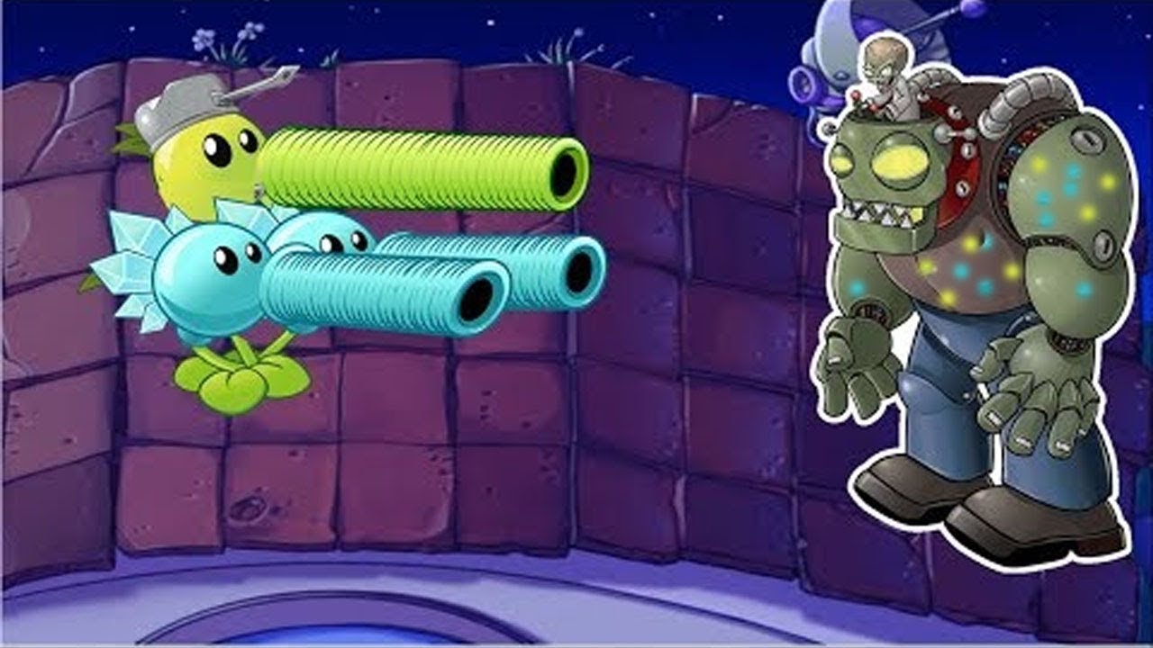 Plants vs Zombies Hack Snow pea vs Threepeater vs Zombies - YouTube