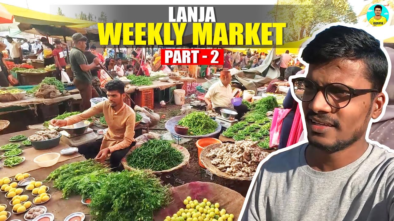 लांजातील मंगलवारचा आठवडा बाजार आणि भाजी मार्केट lanja weekly market ...